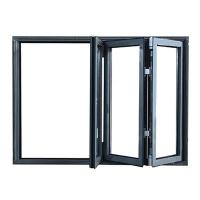 China Aluminum Louver Curtain Type Folding Windows With Heat Insulation Coefficient ≤2.1 for sale