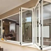 China Aluminum Louver Curtain Type Folding Windows With Heat Insulation Coefficient ≤2.1 for sale