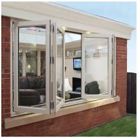 China Modern Design Aluminum Alloy Frame Bi Fold Windows With 70mm Width Window Frame for sale
