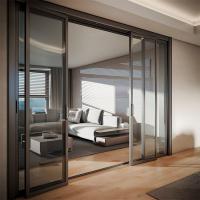 China China Suppliers' Aluminum Sliding Waterproof Doors With 304 Stainless Steel for sale