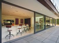China Heavy Duty Thermal Break Aluminum Lift And Sliding Doors With 304 Stainless Steel for sale