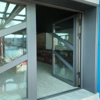 China Latest Design Thermal Break Aluminum Casement Doors With 35dB Sound Insulation for sale