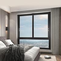 China Modern Design Energy Efficient Aluminum Sliding Windows With Double Glazing for sale
