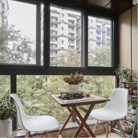 China Customizable Thermal Break Aluminum Aluminium Sliding Windows With 8-way Seal Design for sale