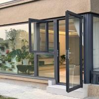 China Durable Aluminum Alloy Casement Doors With Thermal Insulation for sale