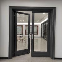 China Wholesale Exterior Aluminum Casement Door Interior Door With Superior Air Tightness for sale
