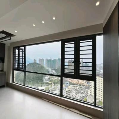 China One-stop Window Manufacture Wholesale Thermal Break Aluminum Casement Double Glazed Windows For All Weather Conditions for sale