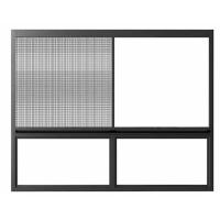 China Customized Glazed Energy Saving Double Glass Aluminum Sliding Window with Great Heat Insulation for sale