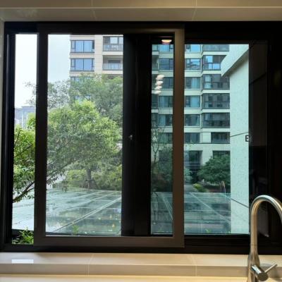 China Premium Customized Energy Efficient Aluminum Double Glass Sliding Window with Superior Heat Insulation for sale