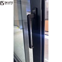 China High Light Transmission Aluminium Aluminum Double Glazed Sliding Door with Multiple Tracks for Patio for sale