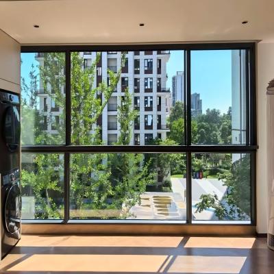 China Factory Direct Supply Aluminum Sliding Double Glazed Window with 35dB Sound Insulation for Residential Spaces for sale