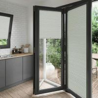 China High-Quality Aluminium Glass Aluminum Bi Folding Exterior Patio Doors with Superior Corrosion Resistance for sale