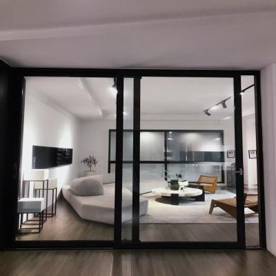 China Premium USA Standard Thermal Break Aluminum Sliding Patio Door with Secure Locking System for sale