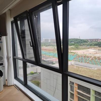 China High Quality Aluminum Tilt and Turn Casement Soundproof Window with Multi-Point Locking System for sale