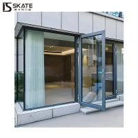 China Modern Design High Performance Aluminum Casement Door with Superior Wind Pressure Resistance for Commercial Project for sale