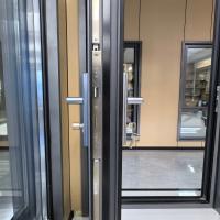 China Modern Design Thermal Break Aluminum Casement Entrance Door with Long-service Life for Hotel for sale