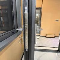 China Modern Design Thermal Break Aluminum Casement Entrance Door with Long-service Life for Hotel for sale