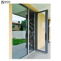 China Factory Direct Sales Aluminum Casement Door with Triple Glazed Low-E Tempered Glass for sale