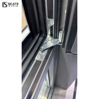 China Energy Efficient Aluminum Casement Window with Thermal Break Seal and Double Glazing for Passive Houses for sale
