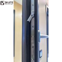 China Low Maintenance Aluminum Casement Window with 5 Years Warranty and 0.26 U-Factor Thermal Break Design for sale