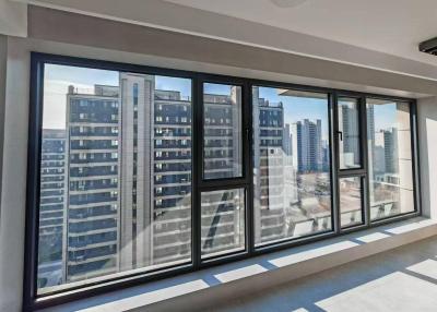 China Low Maintenance Aluminum Casement Window with 5 Years Warranty and 0.26 U-Factor Thermal Break Design for sale