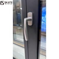 China California Title 24 Certified Aluminum Casement Window with Multi-Point Locking System and Reinforced Hinges for Modern Homes for sale