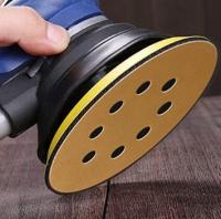 China 5inch 120 Grit Aluminum Oxide Adhesive PSA Sanding Disc Hook And Loop velcro for sale
