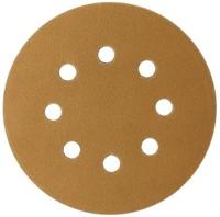 China 6inch car putty Sanding Discs Hook And Loop film polyester substrate green for sale