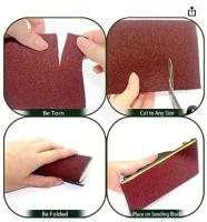 China P80 Sanding Cloth Roll 5m 4 Inch Width Aluminum Oxide Flexible Sandpaper Cloth for sale