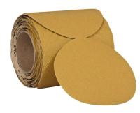 China 6inch car putty Sanding Discs Hook And Loop film polyester substrate green for sale