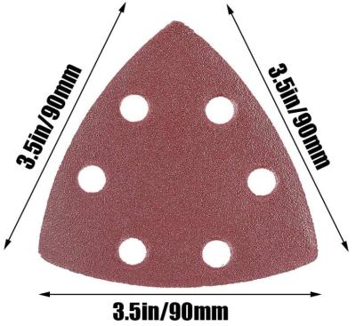 China Wood sandpaper Hook And Loop Sanding Disc Yellow White Green White Abrasive Pad for sale