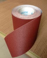 China Red Aluminum Oxide Sandpaper Rolls Sanding Cloth Roll for woodworking timber for sale