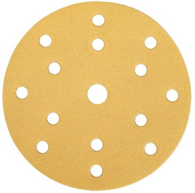 China 5inch 120 Grit Aluminum Oxide Adhesive PSA Sanding Disc Hook And Loop velcro for sale