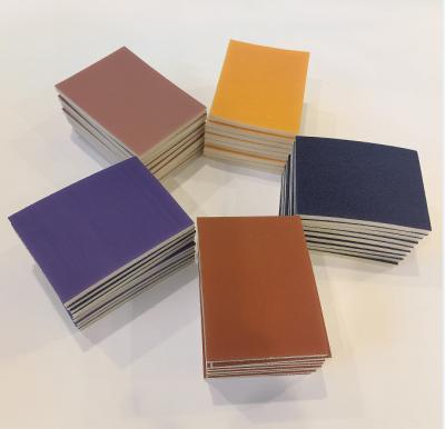 China Purple Abrasive Sanding Sponge Pads Car Paint Removal Wet Sanding Machine for sale