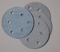 China Abrasive Sandpaper Hook And Loop Disc Sanding Paper White Aluminum Oxide for sale