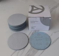 China Abrasive Sandpaper Hook And Loop Disc Sanding Paper White Aluminum Oxide for sale