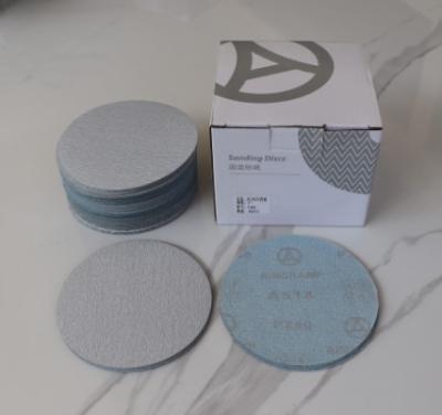 China White Aluminum Oxide Hook And Loop Sanding Disc For Wood Orbital Sander for sale