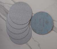 China Abrasive Sandpaper Hook And Loop Disc Sanding Paper White Aluminum Oxide for sale