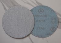 China Abrasive Sandpaper Hook And Loop Disc Sanding Paper White Aluminum Oxide for sale