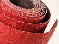 China Red Ceramic Alumina Y-Wt Polyester Cloth Sanding Belts Cool Grinding Coating for sale