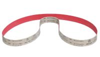 China Red Ceramic Alumina Y-Wt Polyester Cloth Sanding Belts Cool Grinding Coating for sale