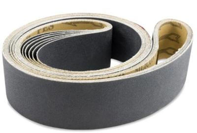 China General Metal Silicon Carbide Abrasive Polishing Sanding Belt 60Grit 80Grit 120Grit for sale