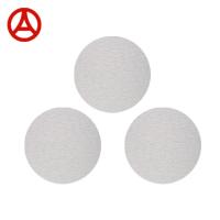 China 5inch Sanding Discs sandpaper white aluminum oxide hook and loop wood polishing for sale
