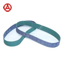 China Zirconia Alumina Ceramic Abrasive Polyester Sanding Belts Cool Grinding Technology for sale