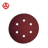 China Machine Sandpaper Disc C-Paper Red Aluminum Oxide Abrasive Paper Disc for sale