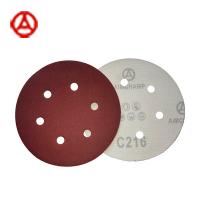 China Machine Sandpaper Disc C-Paper Red Aluminum Oxide Abrasive Paper Disc for sale