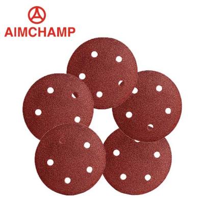 China 125mm Hook And Loop Sanding Discs E Paper Sander Disc Orbital Sanding Disc for sale