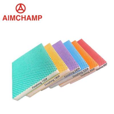 China PU Hand Sanding Diamond Blocks Waterproof Sanding Block Flexible Abrasive Tools for sale