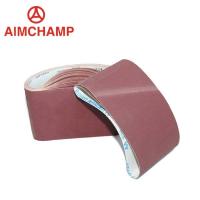 China Abrasive Cloth Roll Woodworking Sand Belt Abrasive Belt Red Surface Blue Cloth for sale