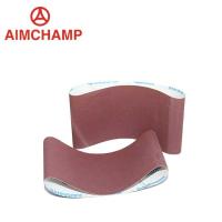 China Abrasive Cloth Roll Woodworking Sand Belt Abrasive Belt Red Surface Blue Cloth for sale